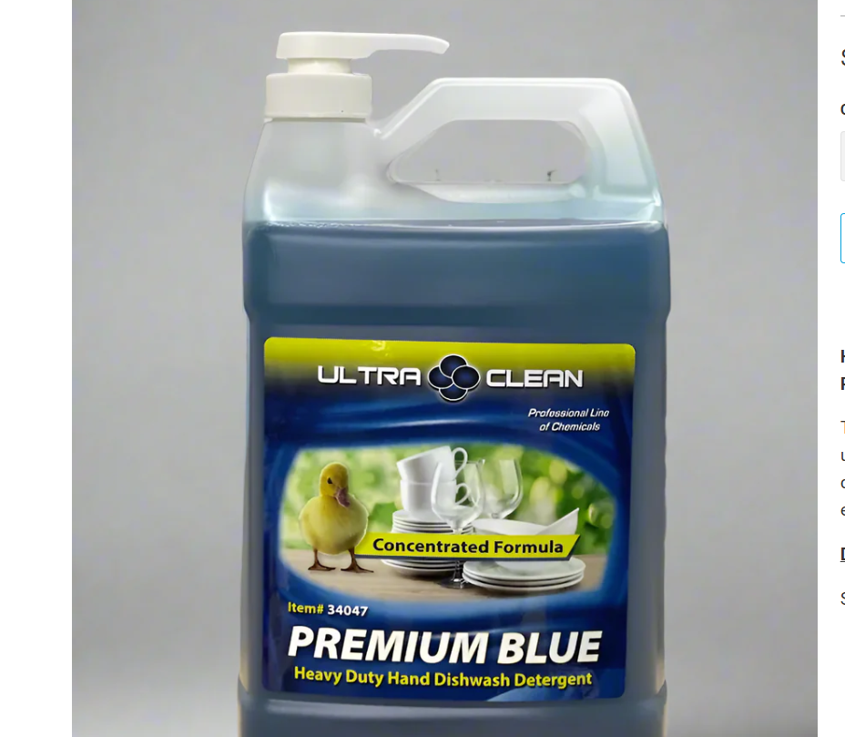 Premium Blue Dish Washing Detergent - EMS Monrovia Detailing